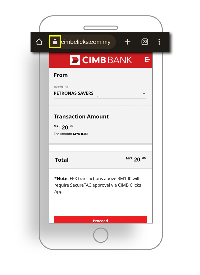 bank statement cimb click